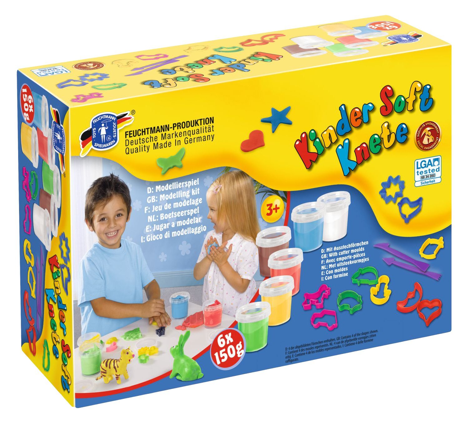 Kinder-Knete Vergleich: Die richtige Knetmasse kaufen