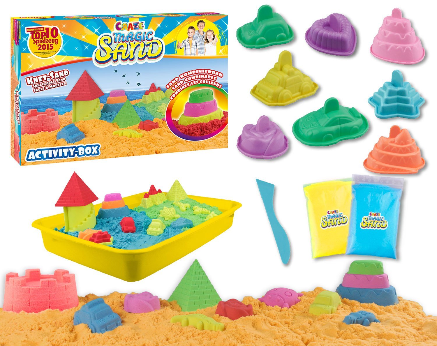 Kinetic Sand Vergleich – Magischer Spielsand für Drinnen